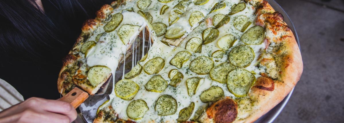 Kinda Big Dill Pizza – QC PIZZA Quad City Style Pizza – Mahtomedi, MN